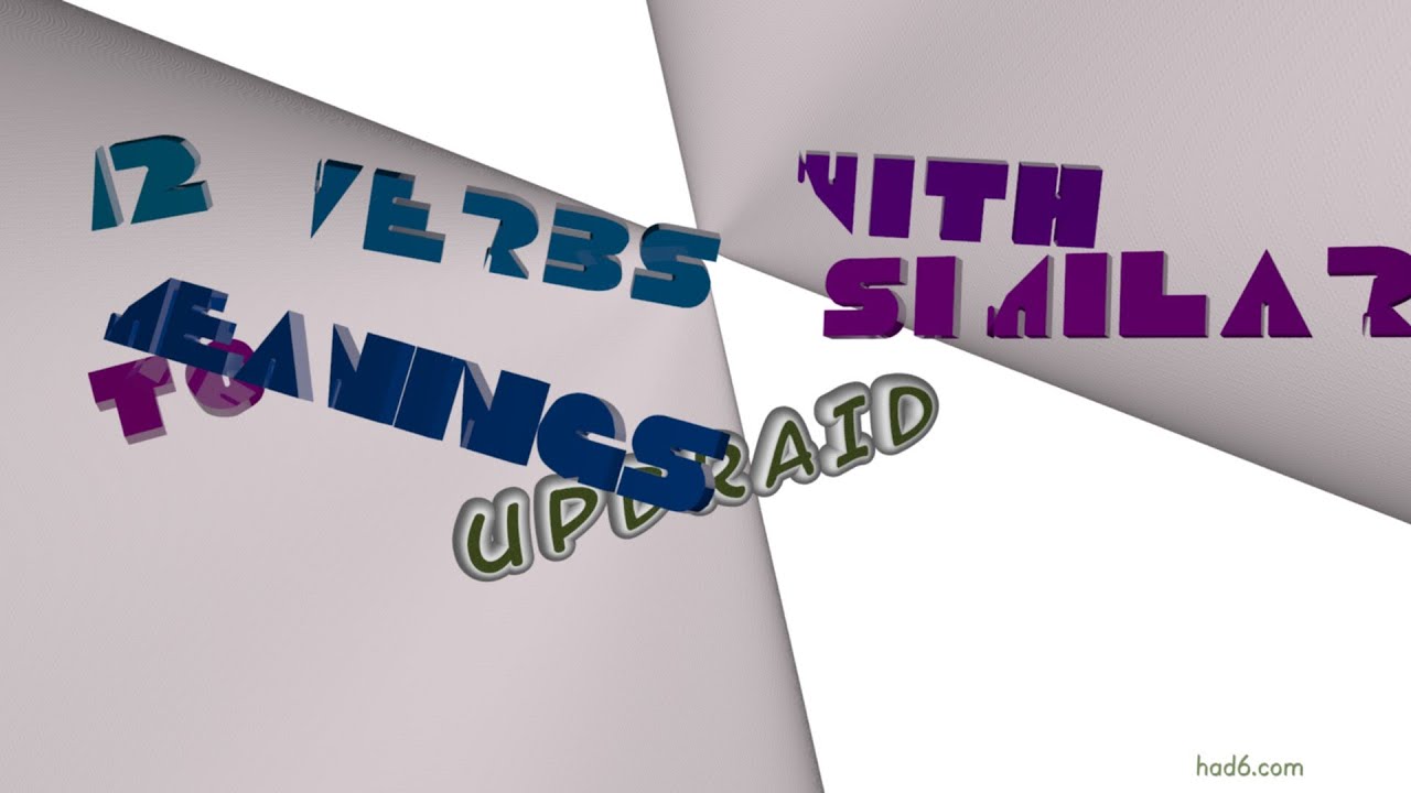 upbraid - 14 verbs synonym of upbraid (sentence examples) - YouTube