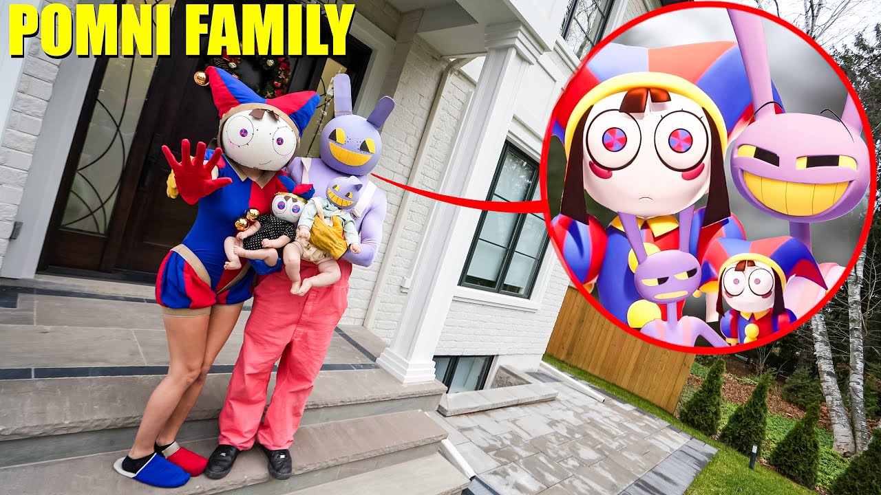 I CAUGHT POMNI'S FAMILY IN REAL LIFE! (DIGITAL CIRCUS FAMILY MOVIE ...