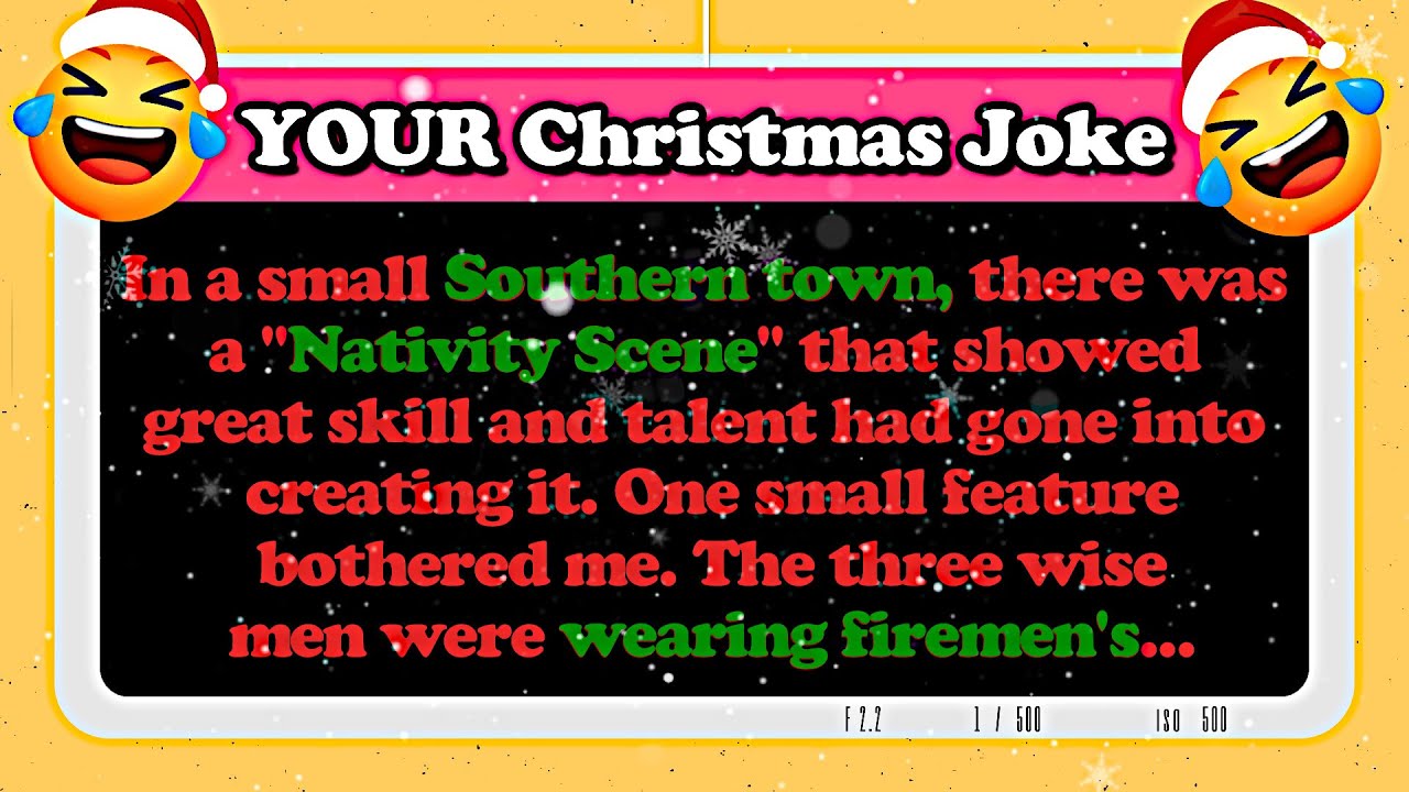 YOUR Christmas Joke: Firemen Wise Men? Nativity Mystery! 🤔🚒🌟 - YouTube