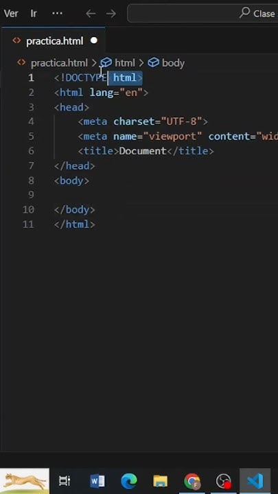 Crear estructura HTML - YouTube
