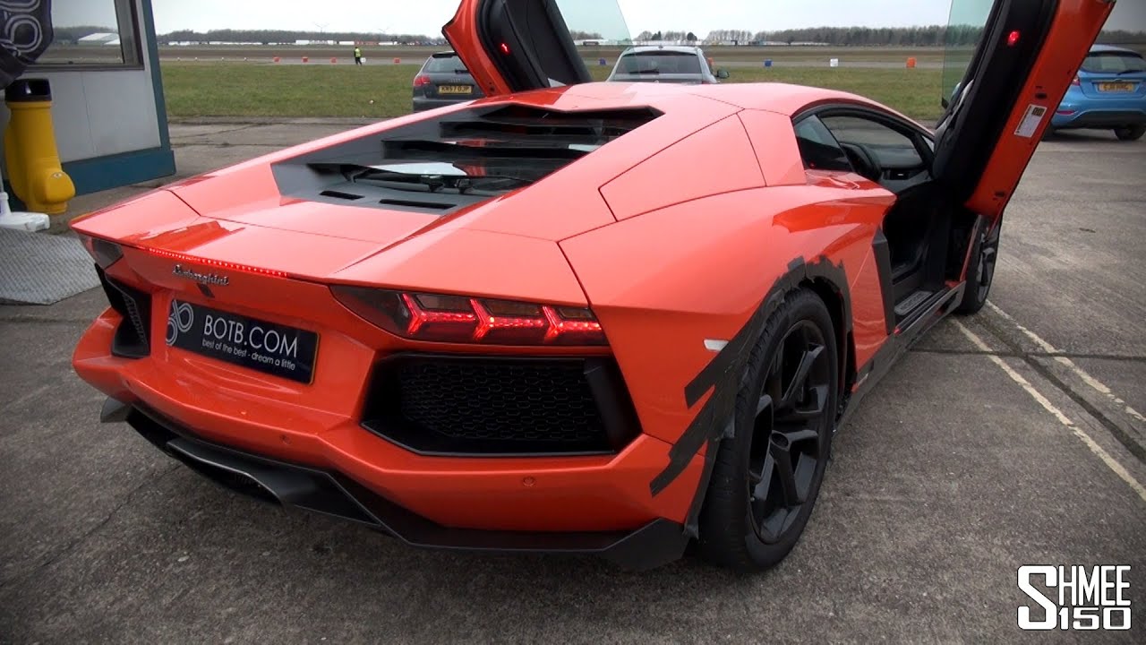 The 200mph Challenge - Lamborghini Aventador [Shmee's Adventures] - YouTube