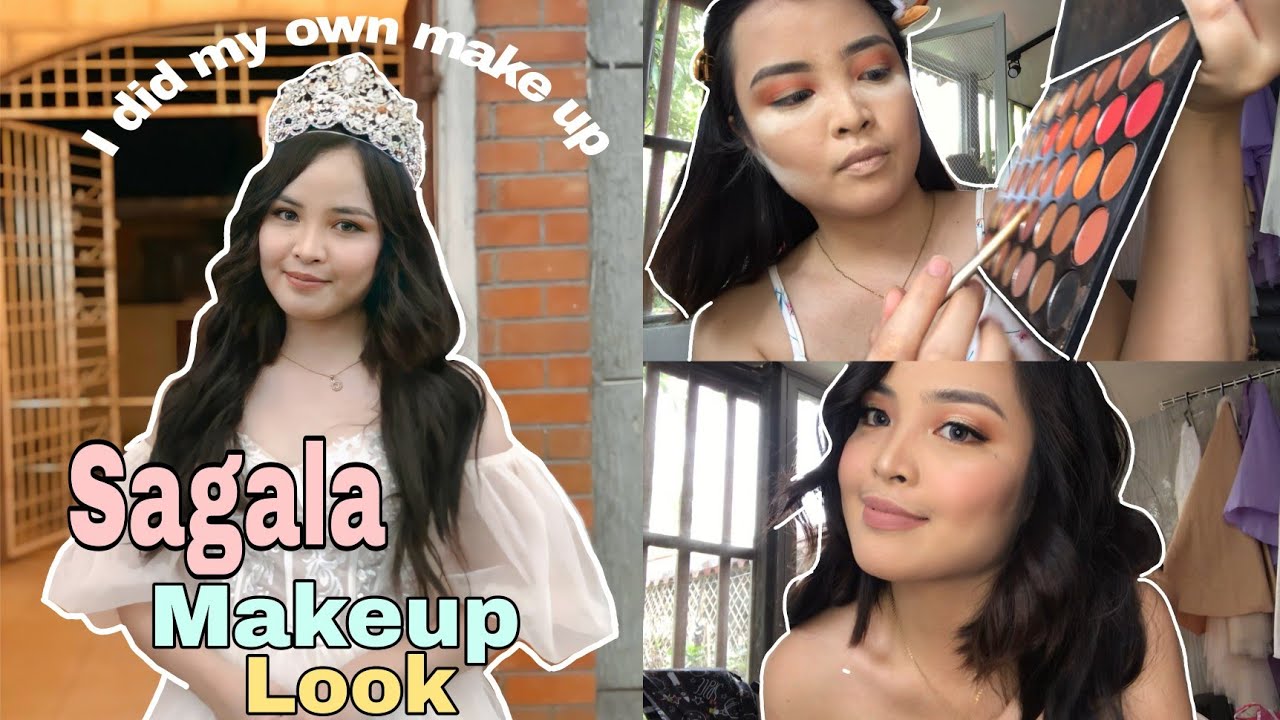 SAGALA MAKEUP LOOK | Flores De Mayo 2021👑 - YouTube