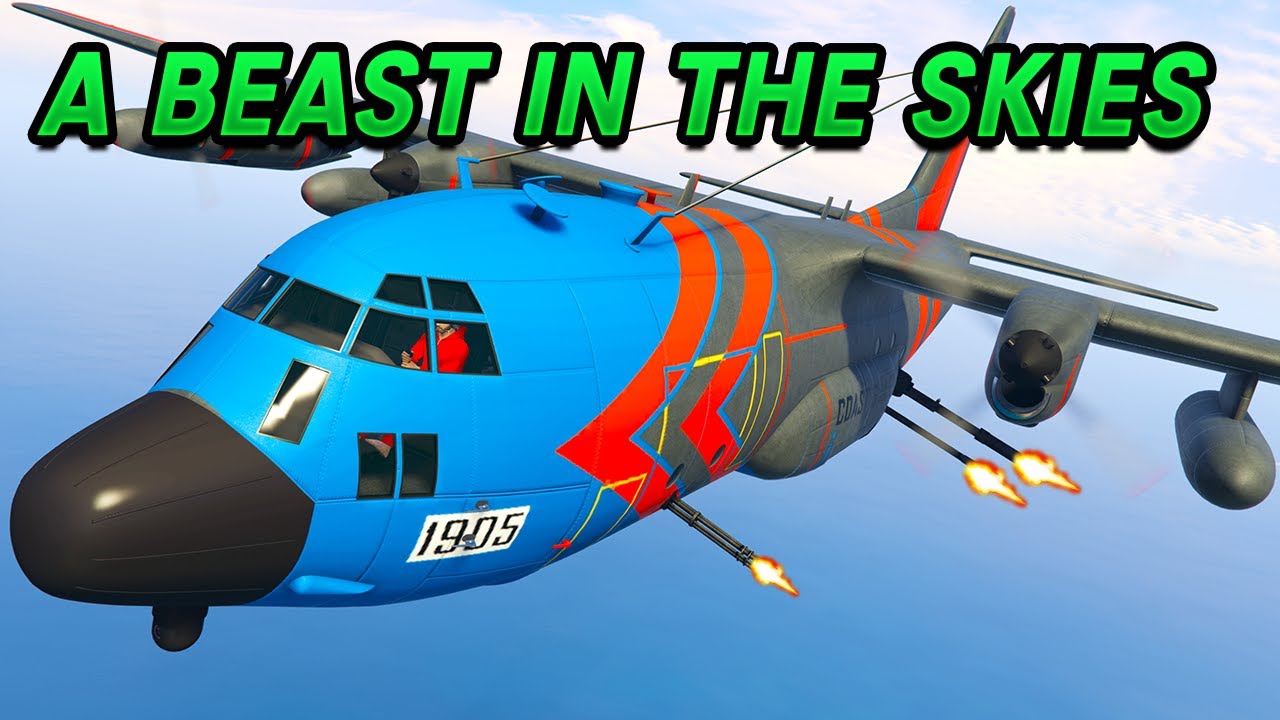 THIS IS A BEAST! Titan 250 D (AC130) Early Look | GTA Online - YouTube