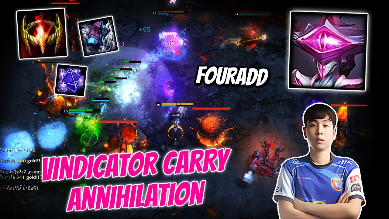 HON MVP Vindicator carry - Fouradd - Annihilation - YouTube