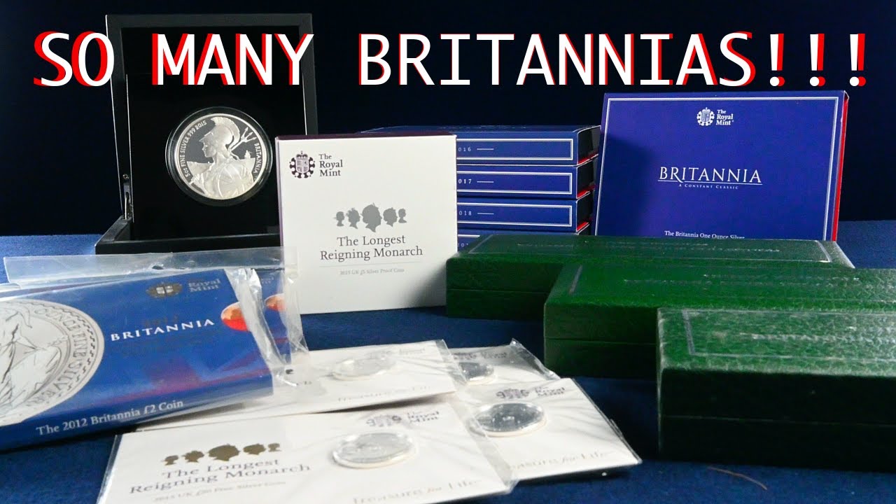 A Silver Britannia Coin Collection We Have Just Bought!!! - YouTube