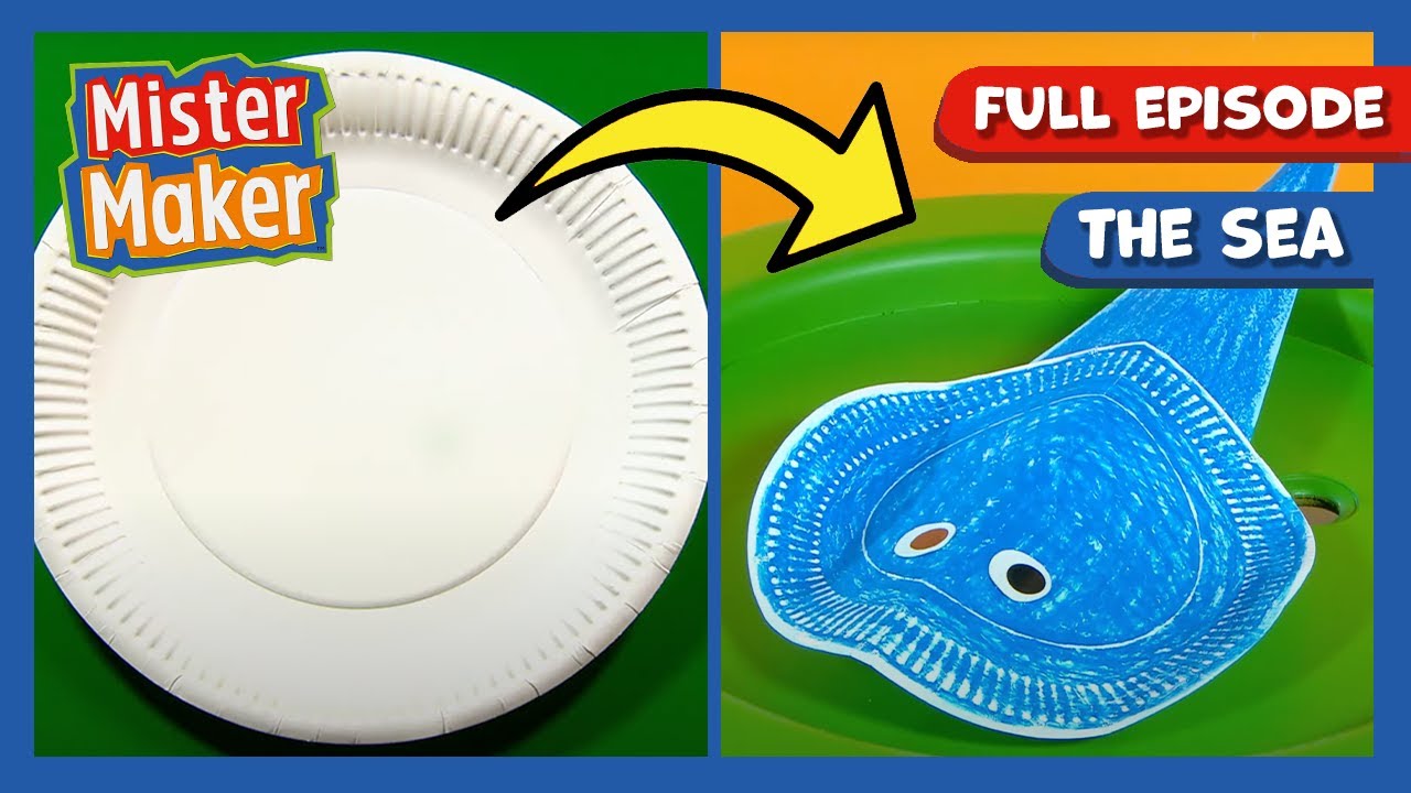Mister Maker Arty Party 🎨 Series 1, Episode 1 | The Sea 🌊 | FULL ...