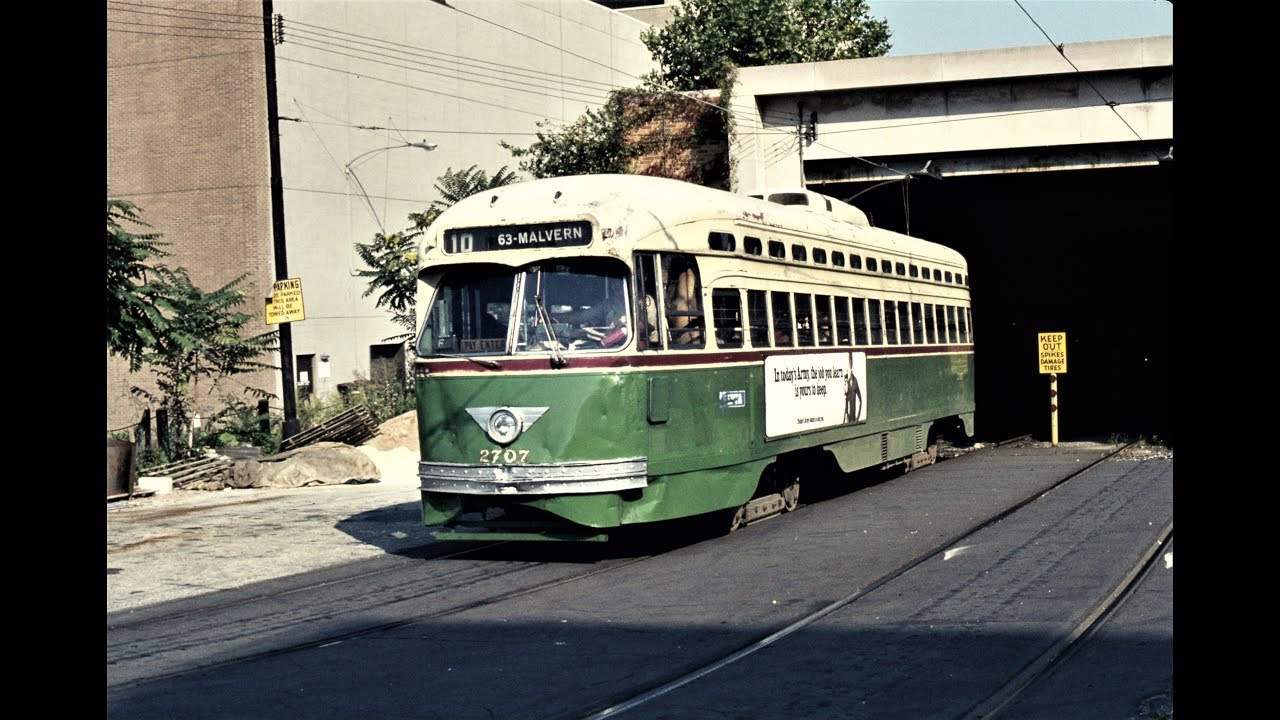 Philadelphia -- Route 10 PCC Streetcar Scenes - YouTube