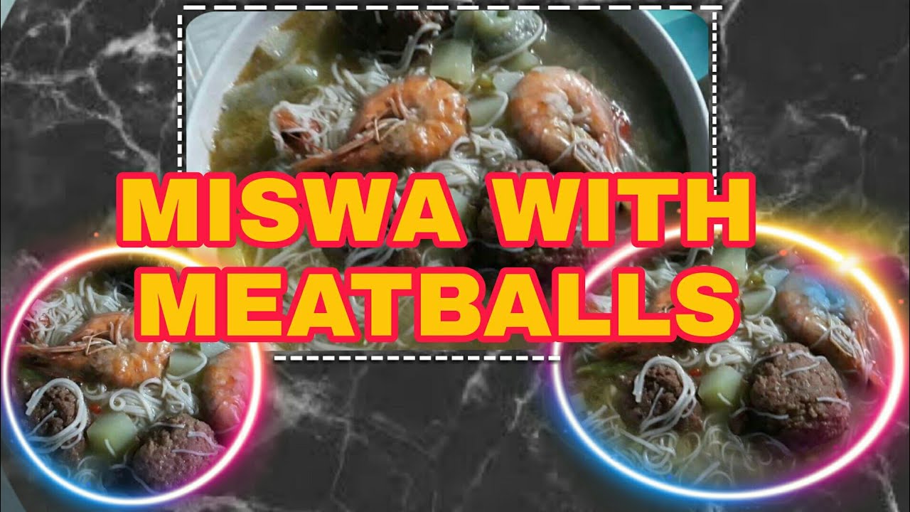 MISUA with SHRIMP and FRIED MEATBALLS || EASY COOKING RECIPE ||HOME ...