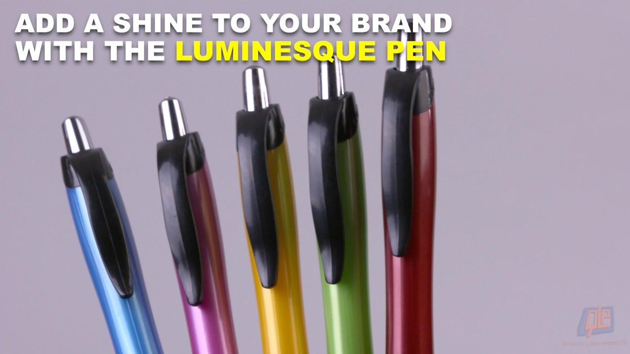 Add A Shine To Your Brand Luminesque Pen - YouTube