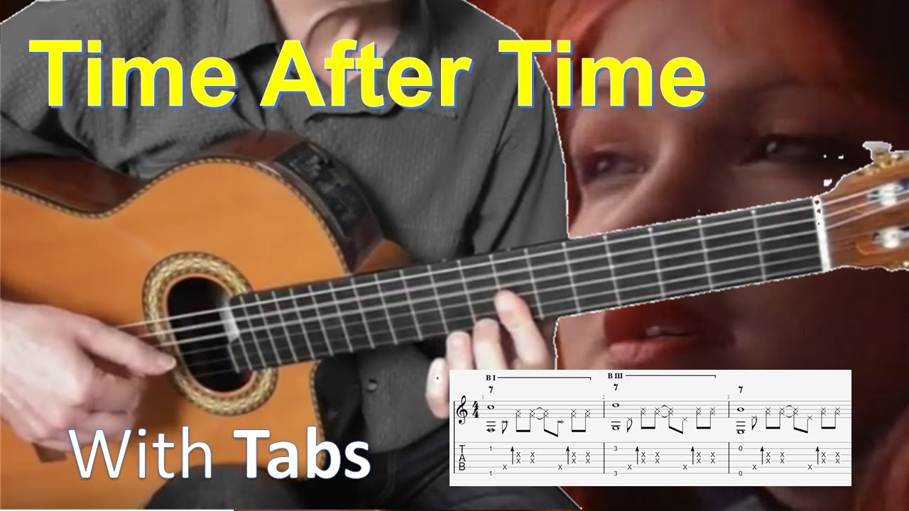time after time - Cyndi Lauper - Solo fingerstyle guitar - YouTube