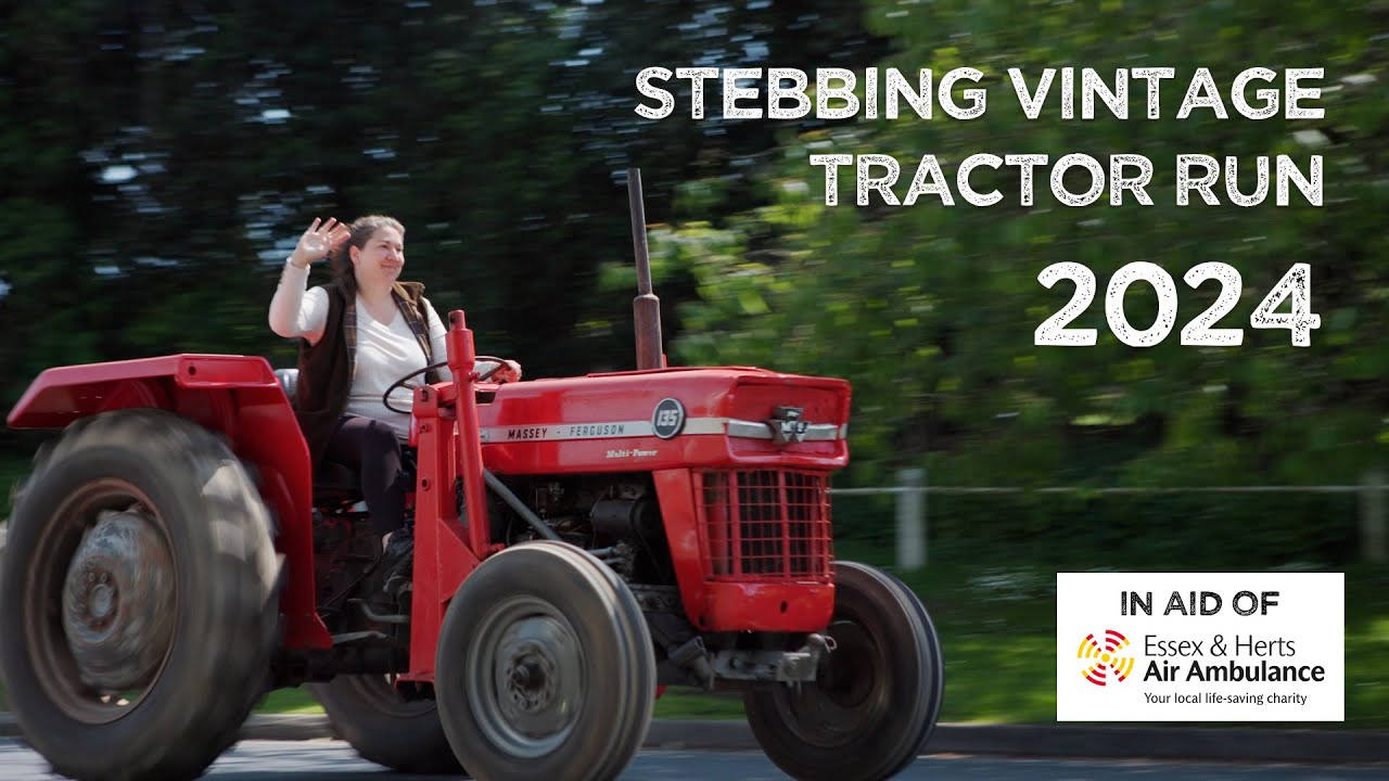 Stebbing Vintage Tractor Run 2024 - YouTube