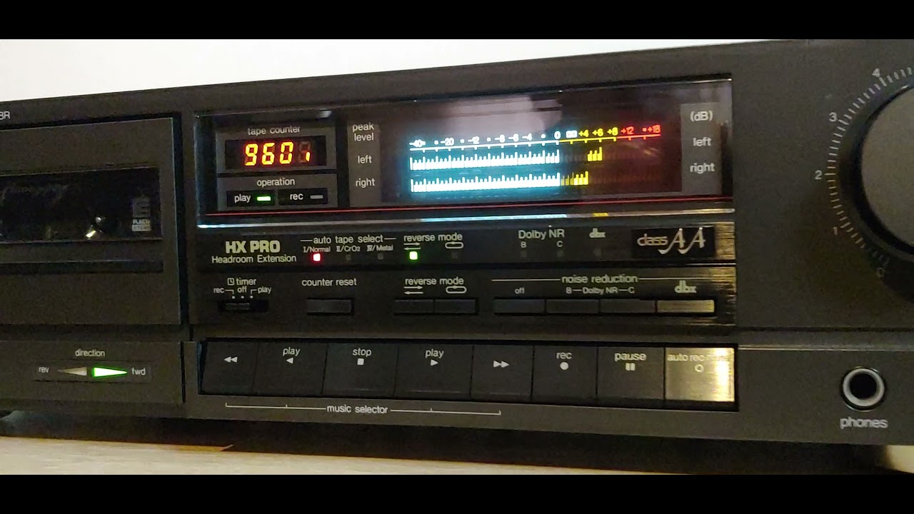 Technics RS-B608R - YouTube