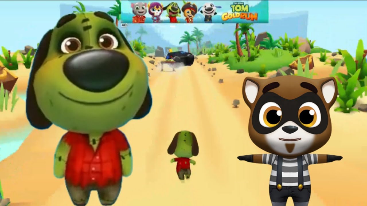 Talking Tom Gold Run Gameplay - Zombie Tom Runner Endless Madless Game ...