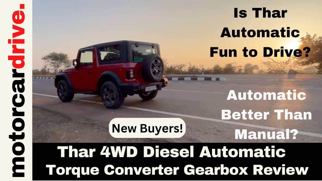 Mahindra Thar Automatic or manual? #thar #thardriving #tharlover - YouTube