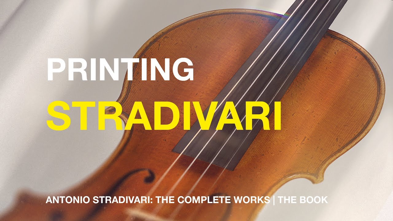 Reproducing Stradivari violins in print (behind the scenes #1) - YouTube