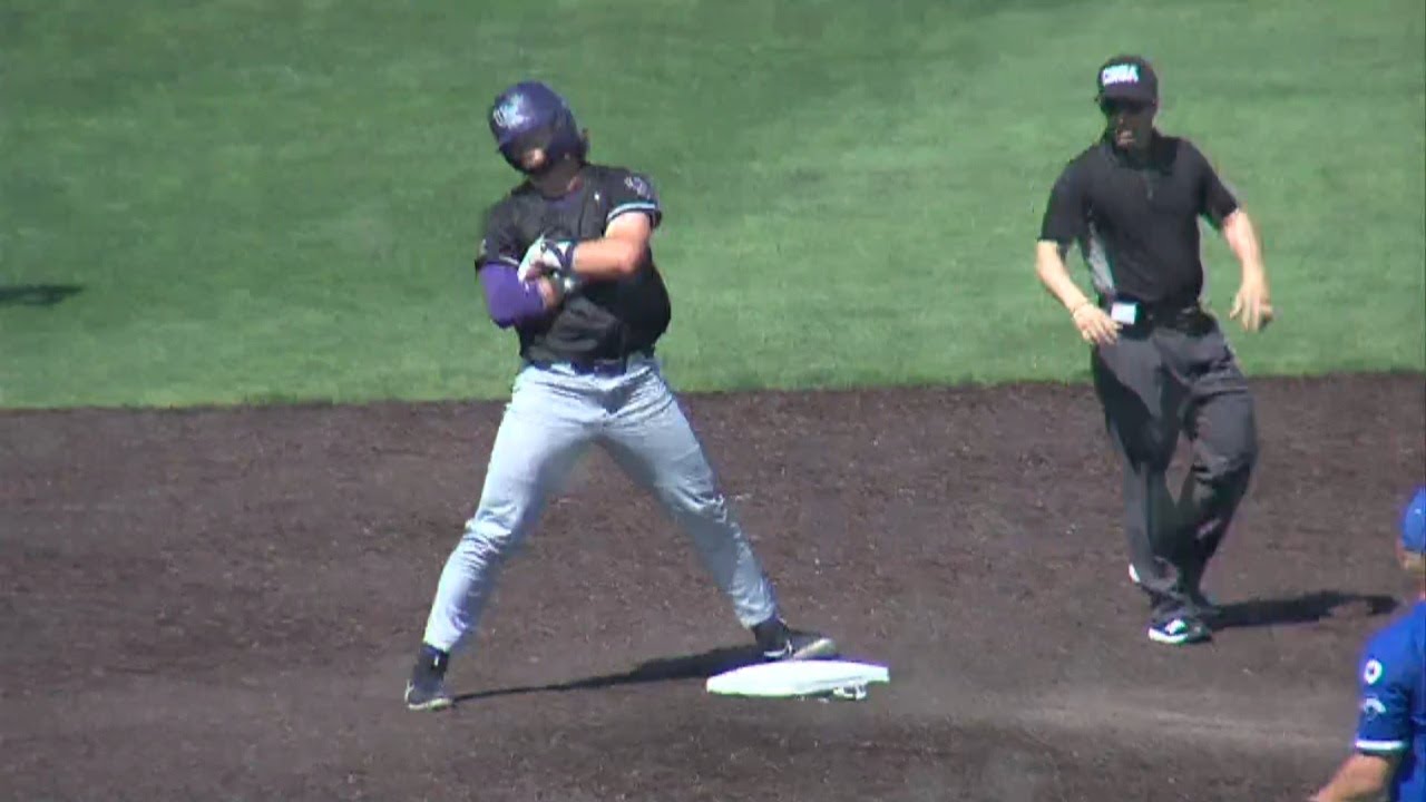 Fougerousse Enjoying His Last Year of College Baseball - YouTube