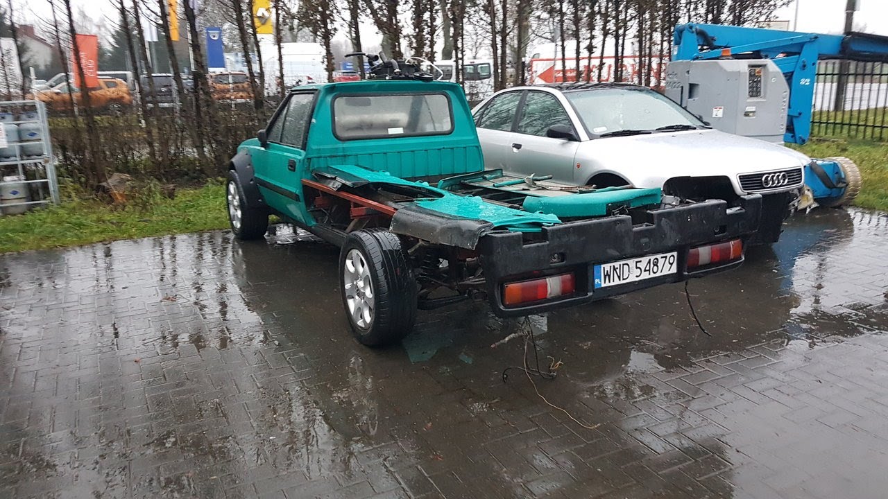 Polonez Pickup część 3 SWAP TDI RWB CUSTOM hot rod - YouTube