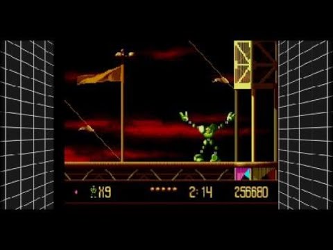 Vectorman and the enemies are fighting over level 10 stage gameplay vol ...