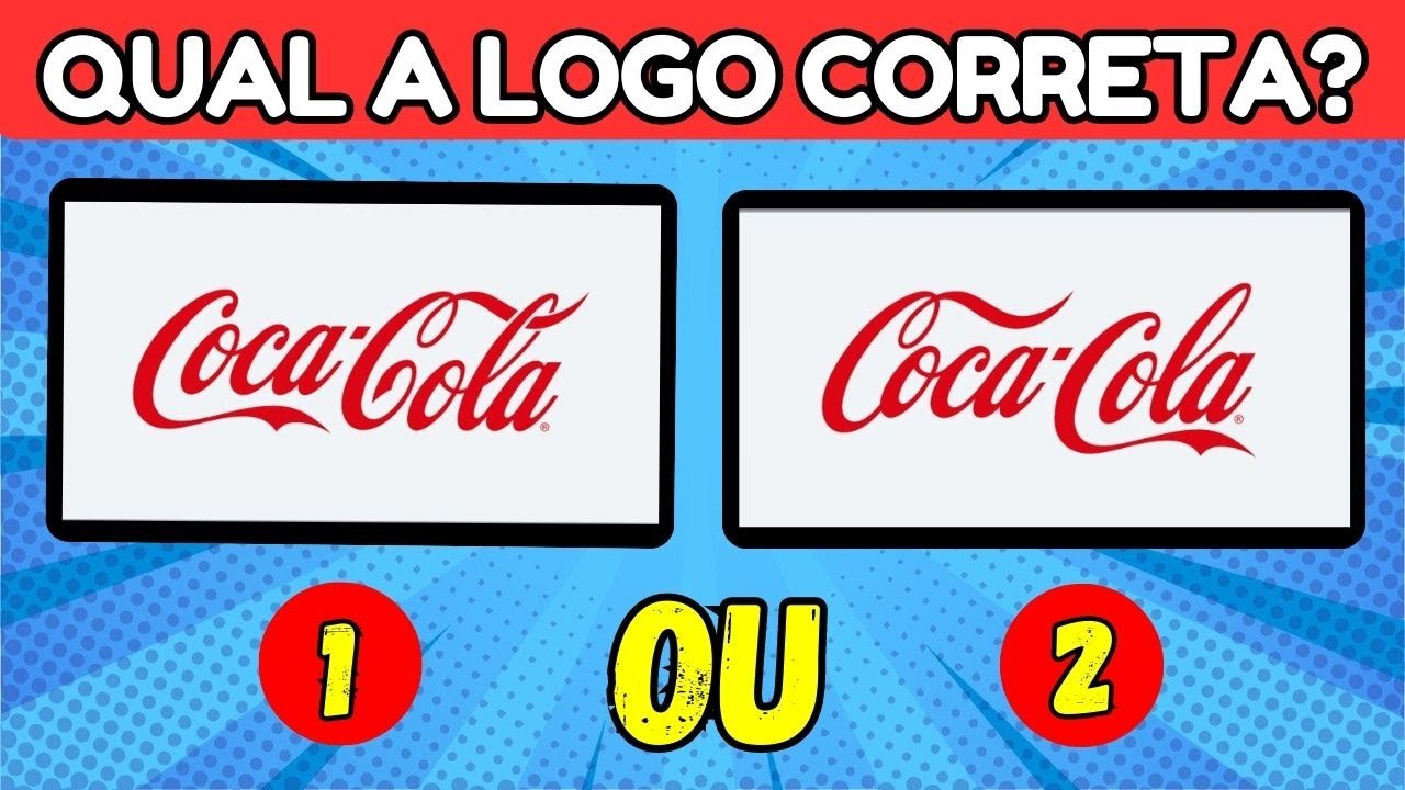 QUIZ - ADIVINHE A LOGO CORRETA - SERÁ QUE VOCÊ CONSEGUE ACERTAR? - YouTube