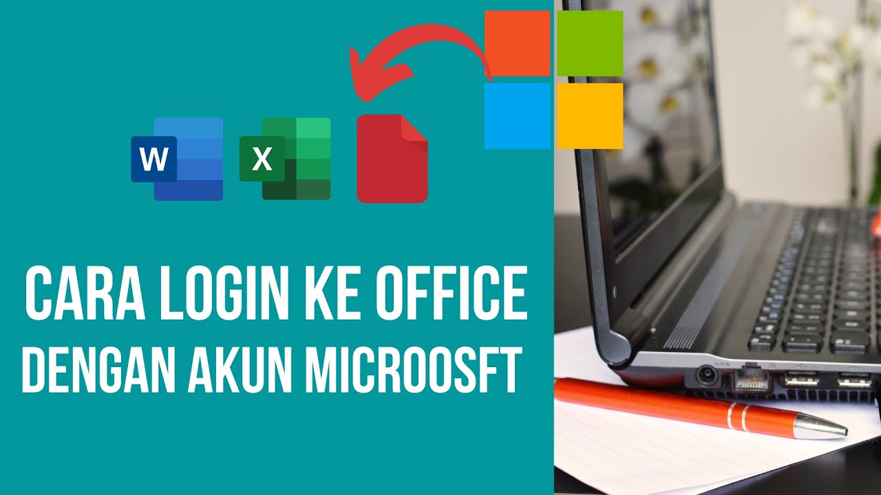 Cara Login ke Word Excel dan Power Point dengan Akun Microsoft - YouTube