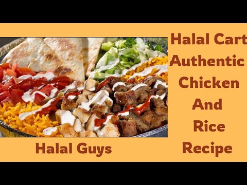 Halal Guys Style Chicken and Rice Recipe | Copy Cat NYC Cart |Chicken ...