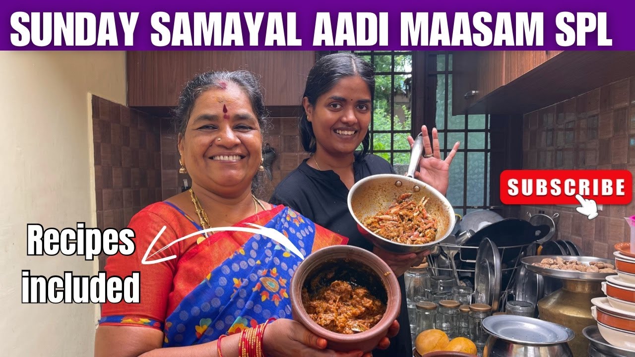 Sunday Samayal Ready ah🍲Aadi Maasam Spl Foods With Recipes - YouTube