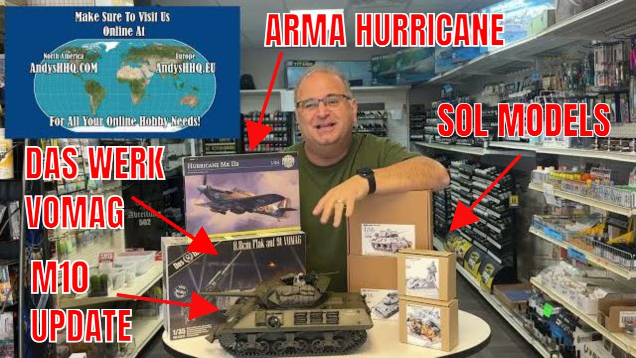 New kits and Sol updates kits for the 1/16 M10 - YouTube