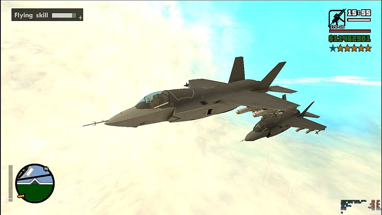GTA SA. Lockheed Martin F-35B Lightning II (MOD) - YouTube