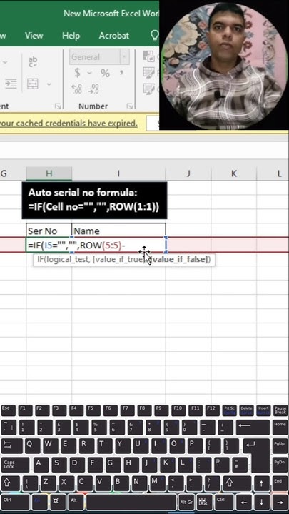 Automatic Serial Numbers in Excel #excel #exceltips #exceltutorial #msexcel #microsoftexcel # ...