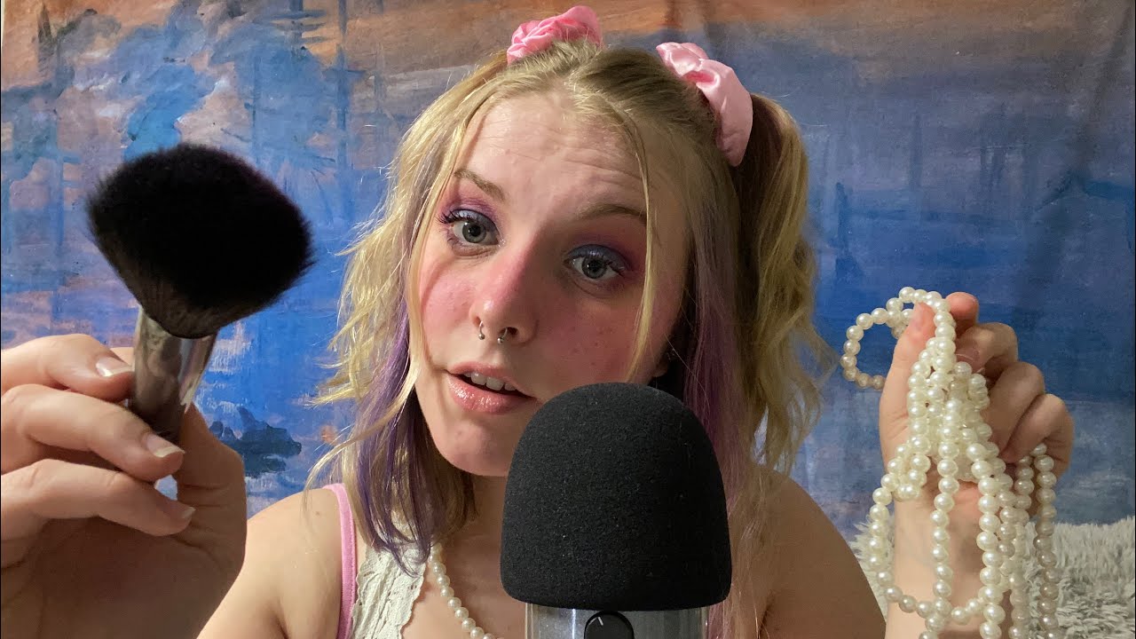 ASMR│mermaid maddie does your makeup roleplay 🧜‍♀️💄 - YouTube