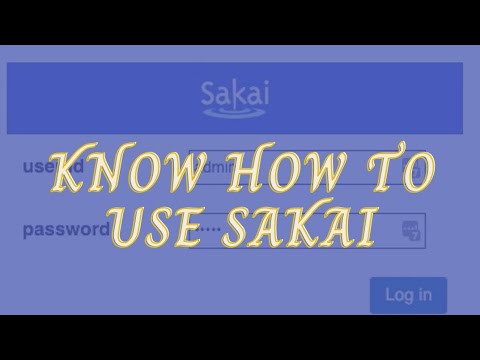 learn how to use SAKAI - UG's main online learning platform - YouTube