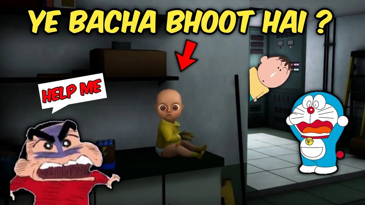 Shinchan & Doraemon Play The Baby in Yellow || 😰Horror Gameplay - YouTube