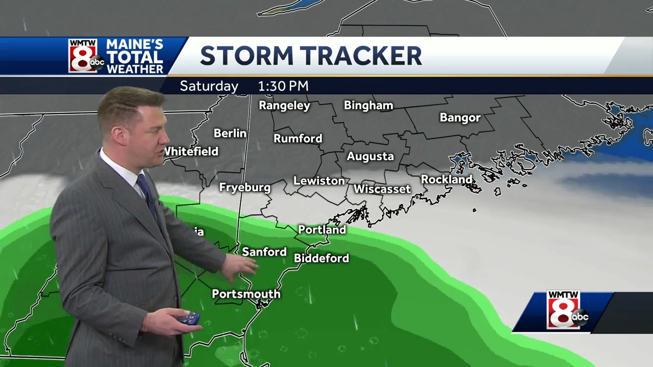 Tracking rain showers for Saturday - YouTube