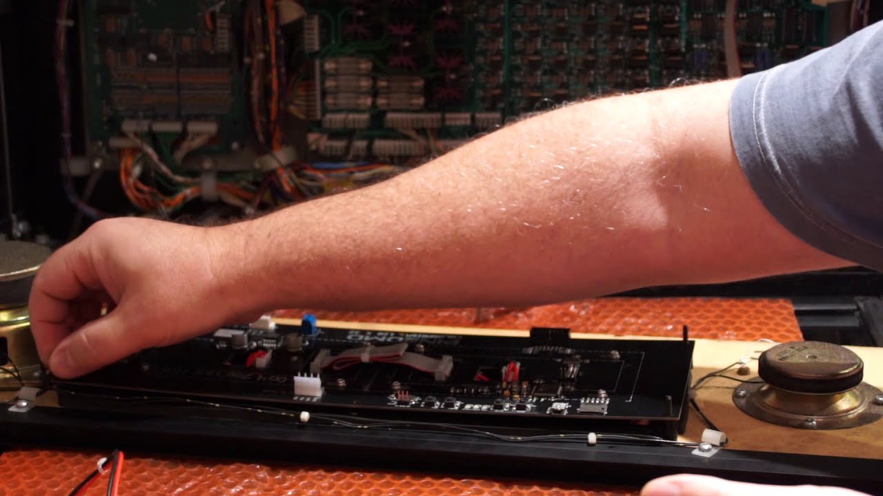 pin2dmd install in a Williams pin - YouTube