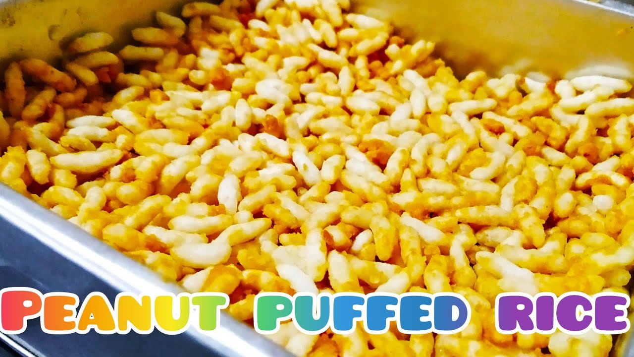 Peanut Puffed Rice bar / kids snack / sweet pori - YouTube
