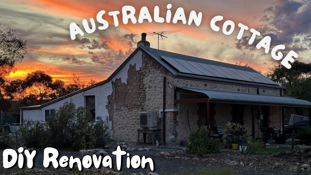 Australian Renovation 150 Year Old Stone Cottage DIY - Preparing Old ...
