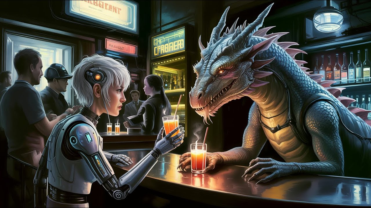 The Pirate Alien Dragon Approached the 12 Year Old Human Girl Without ...
