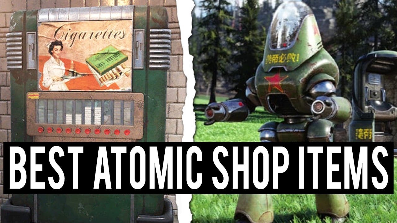 Top 10 Fallout 76 Atomic Shop Items ACTUALLY WORTH OUR ATOMS! - YouTube