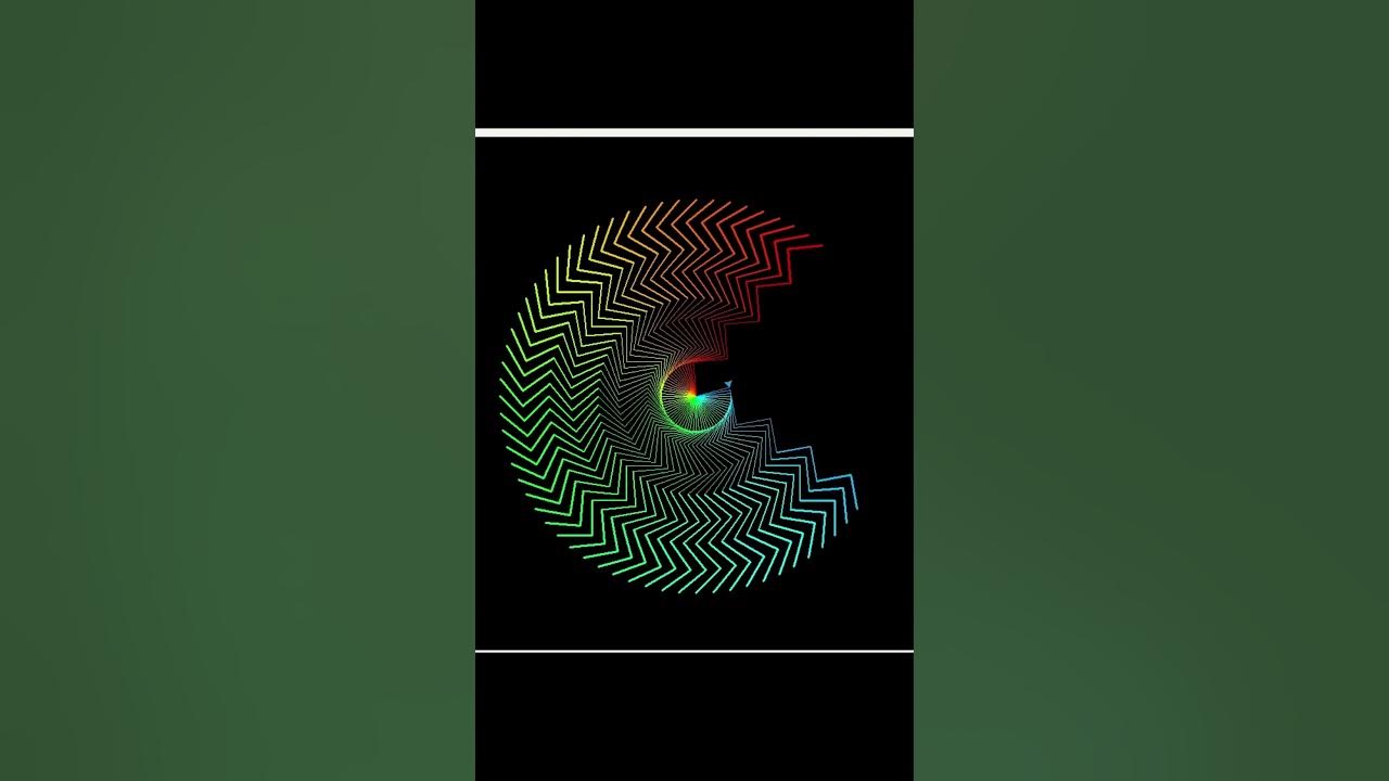 Zig-Zag in Circle #shorts #short #shortsfeed #status #python #trending ...