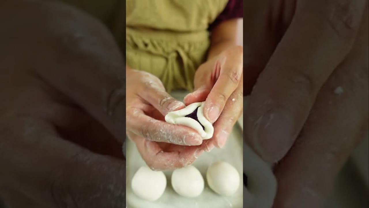 Ube Sticky Rice Balls - YouTube