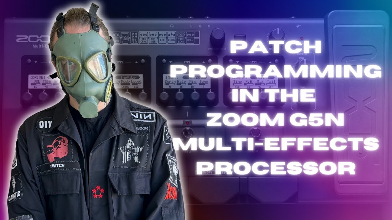 How to Program Guitar FX Patches in the ZOOM G5n - YouTube