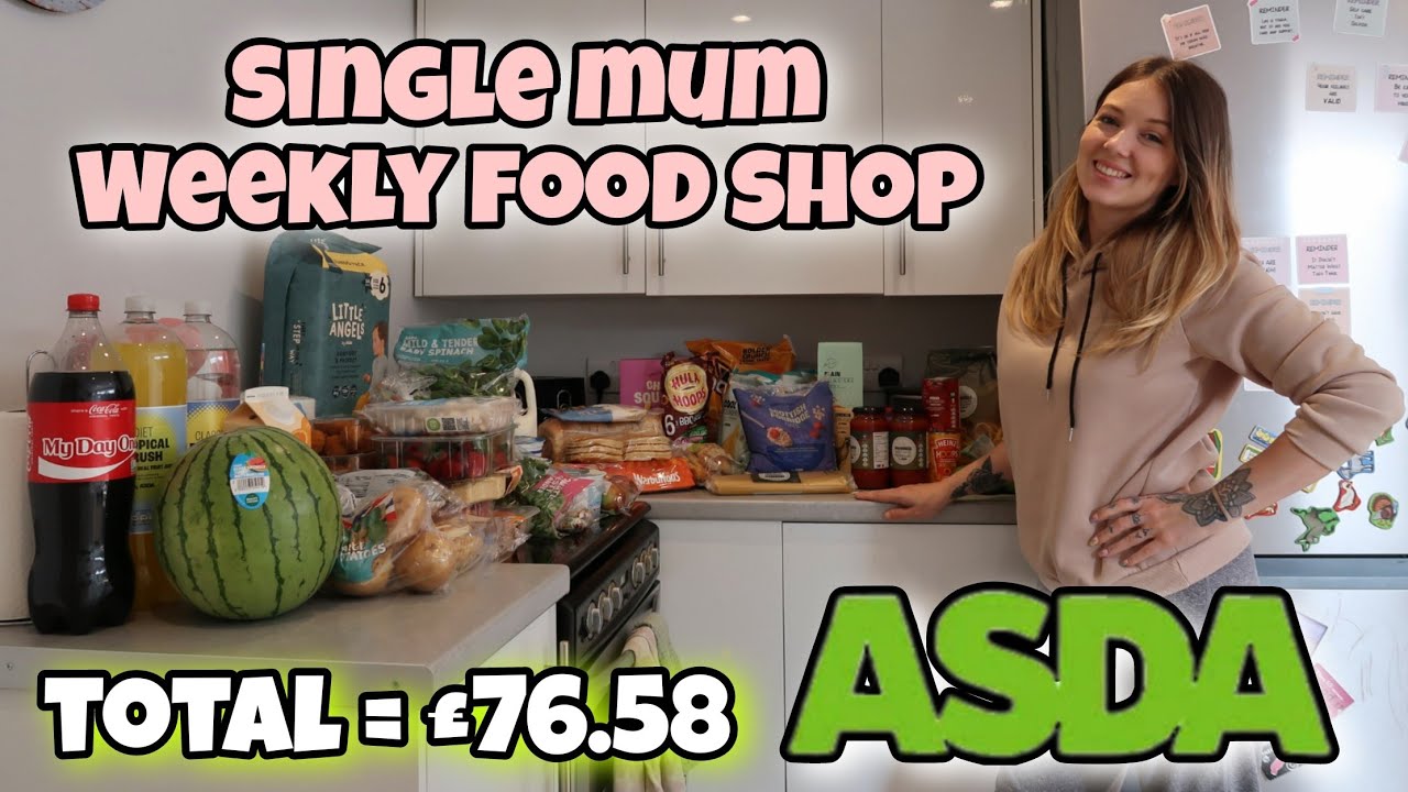 WEEKLY FOOD SHOP HAUL AS A SINGLE MUM #24 - YouTube