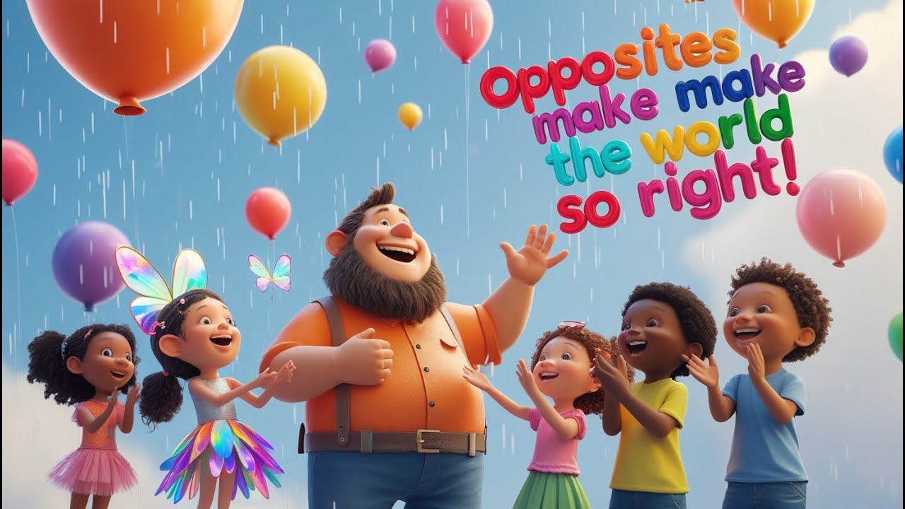 ABC/A to Z silly opposites/learn opposite/Opposites make the world so ...