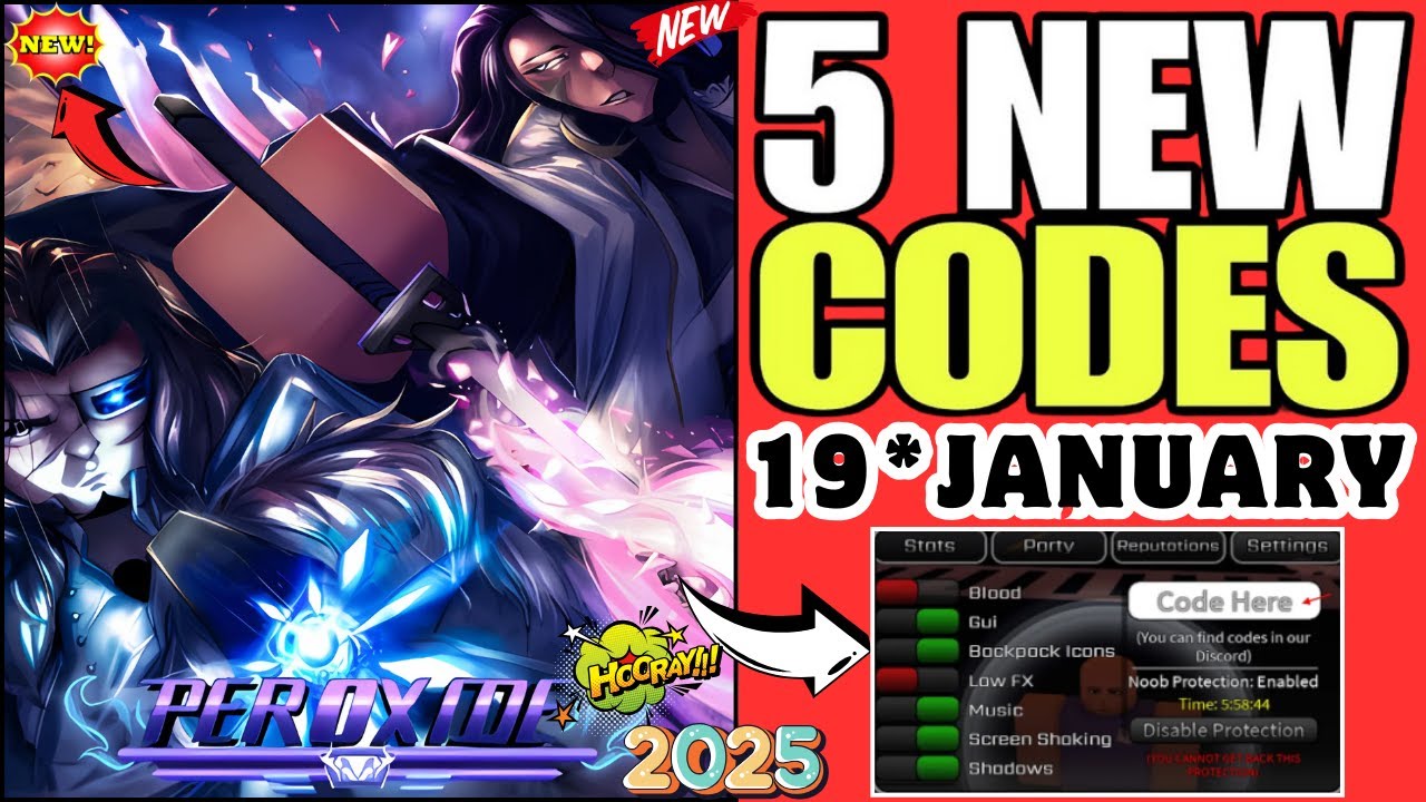 ⚠️JANUARY💥CODE!⚠️PEROXIDE CODES - ROBLOX PEROXIDE CODES 2025 - ROBLOX ...