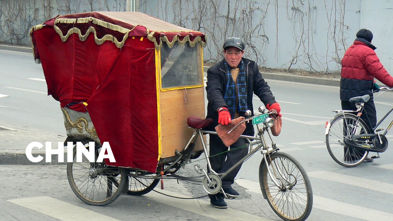 Pedicab Tour Through Hutongs of Beijing, China - YouTube