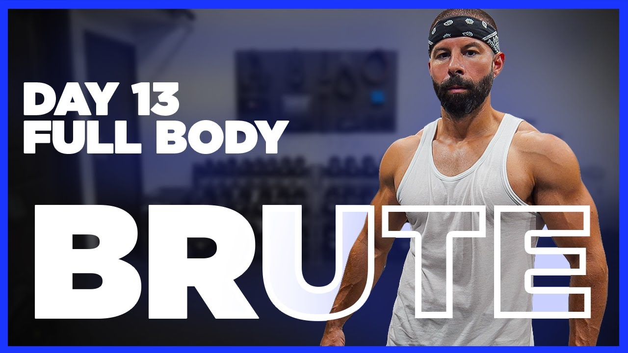 BRUTE Dumbbell Bodybuilding Program - DAY 13 (FULL BODY WORKOUT) - YouTube