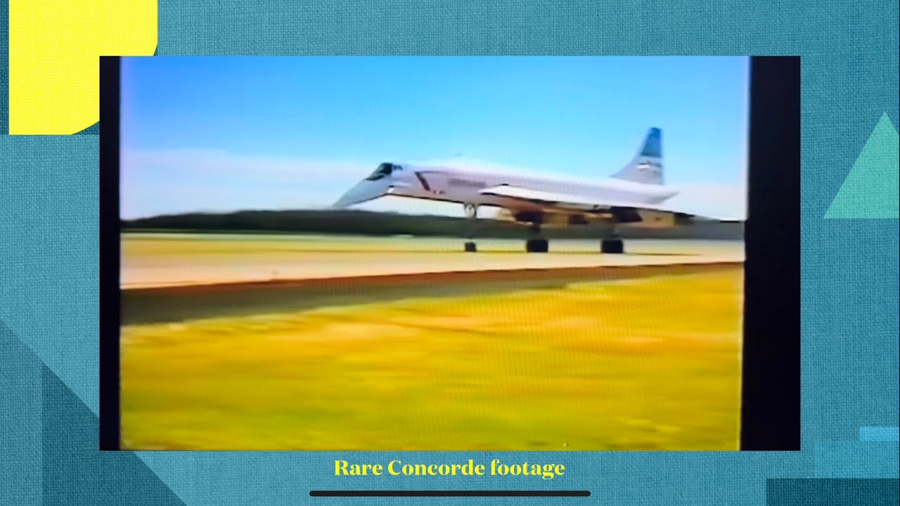The Secret Footage Inside The Concorde Cockpit (RARE) - YouTube