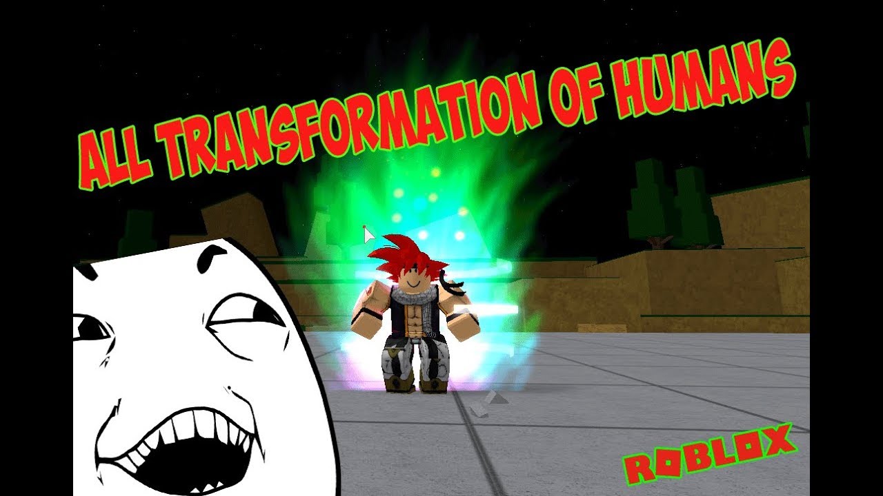 All Transformations Of Human's | DBZ: Final Stand ROBLOX - YouTube