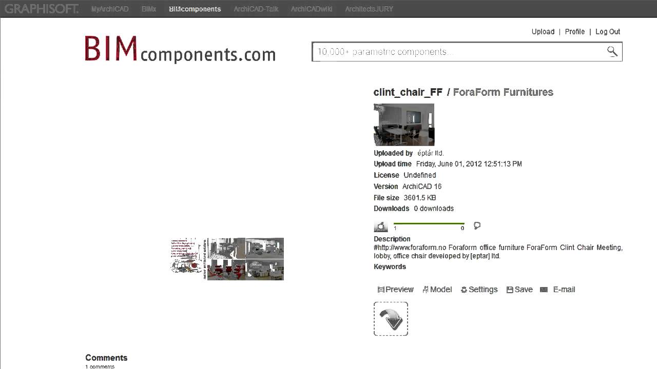 ArchiCAD BIM Components Portal: Object Pages - YouTube