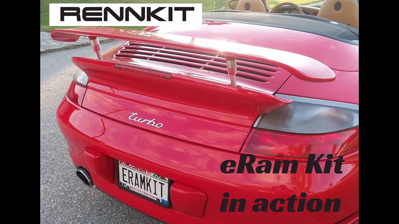 Rennkit eRam Kit - 996 Turbo - Electric Spoiler Wing Lift System - NO ...